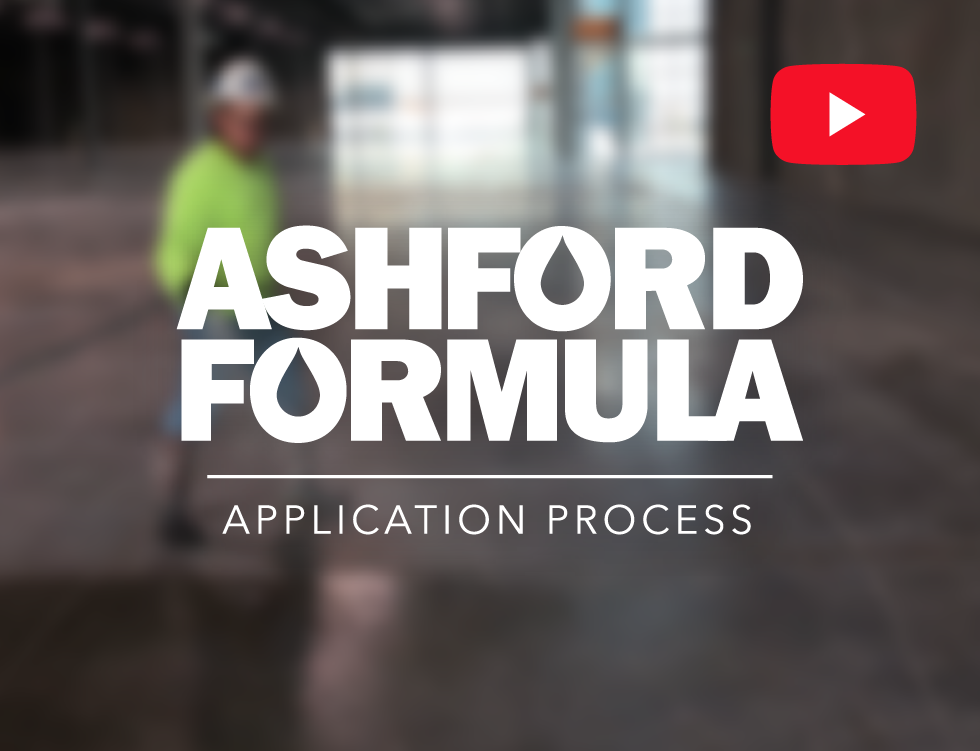 New Video! Ashford Formula Application Process - Curecrete Distribution ...